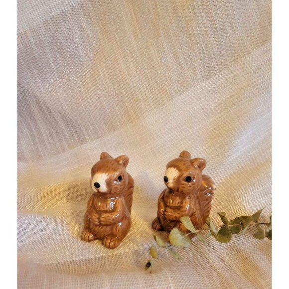 Other | Vintage Ceramic Squirrel Salt Pepper Shakers | Poshmark